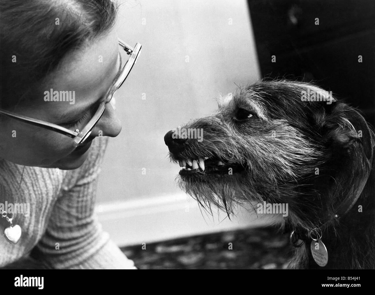 Baring its teeth Black and White Stock Photos & Images - Alamy