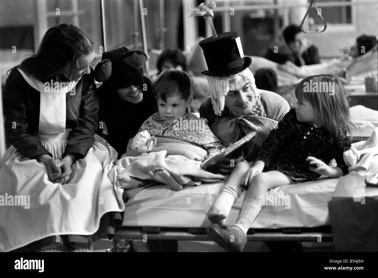 Children of booth hall hospital meet character from Alice in Wonderland ...