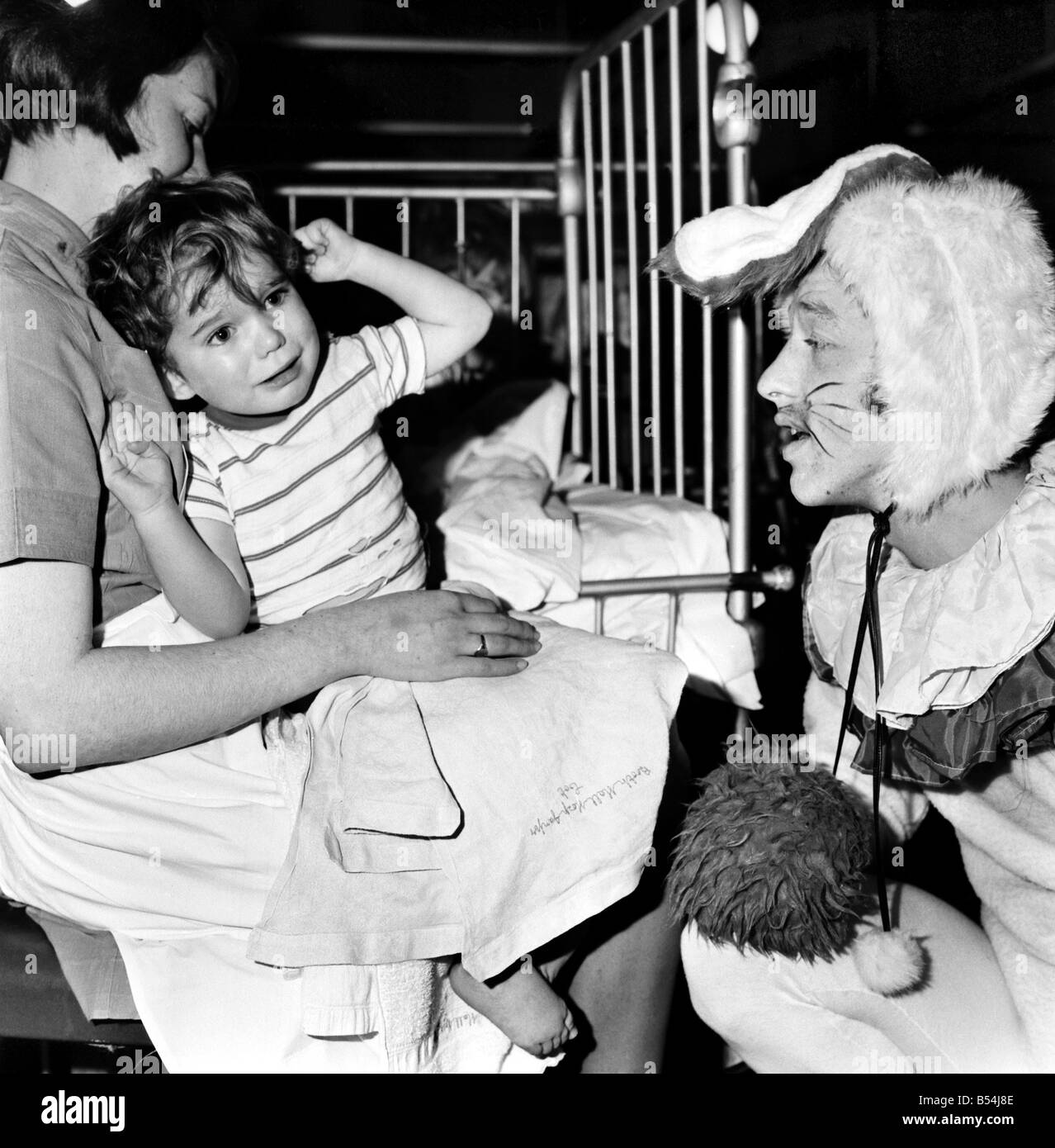 Children of Booth Hall Hospital meet character from Alice in Wonderland ...