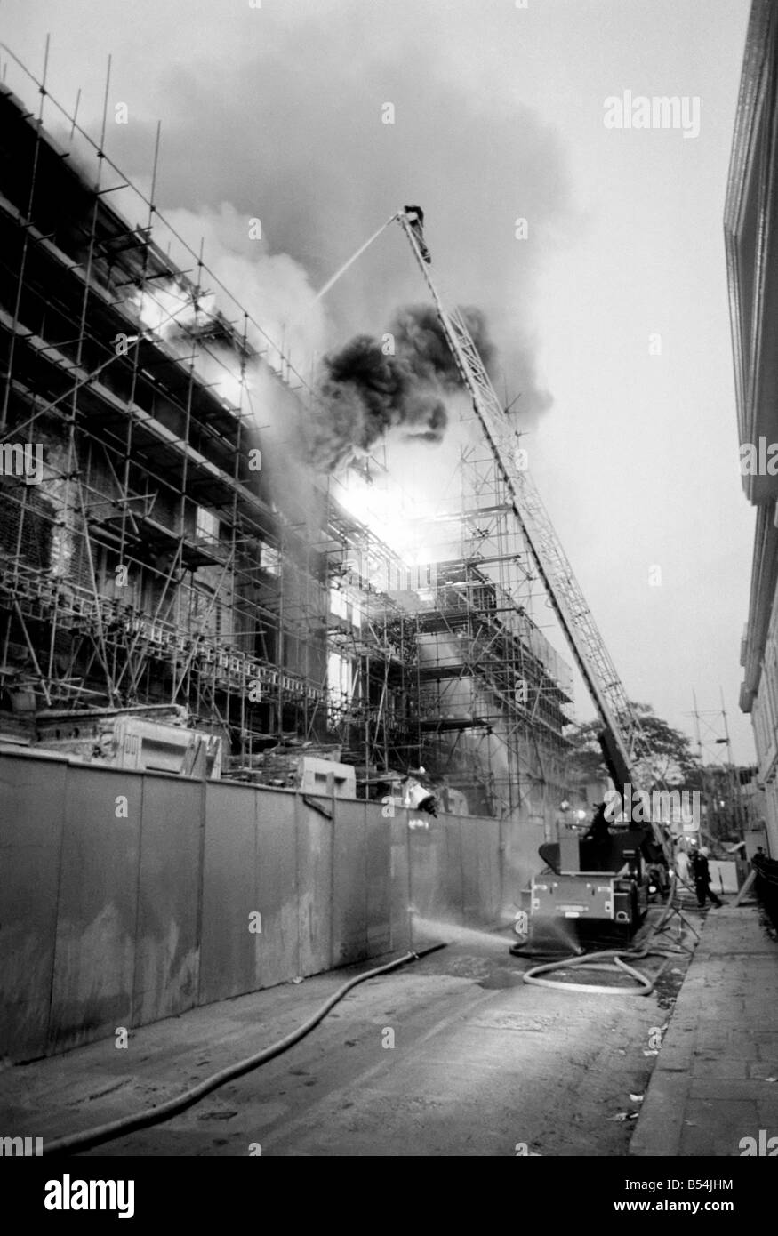 Flames on fire ground Black and White Stock Photos & Images - Alamy