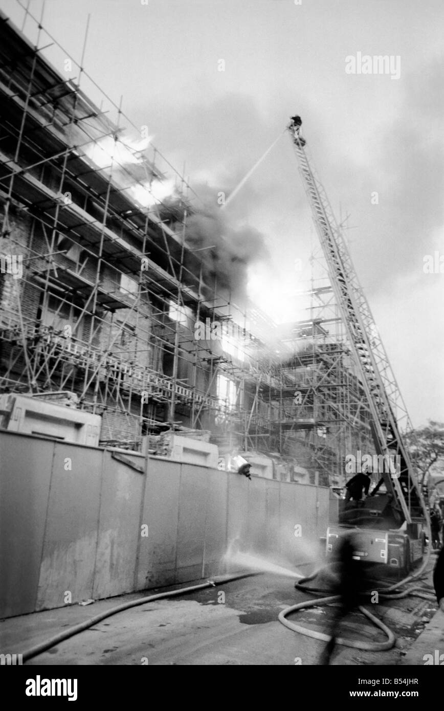 Flames on fire ground Black and White Stock Photos & Images - Alamy