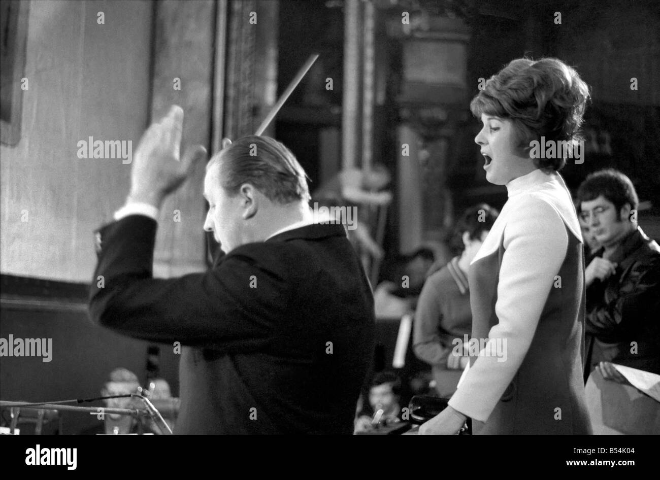Scottish singer Moira Anderson at the London Palladium during the Royal ...