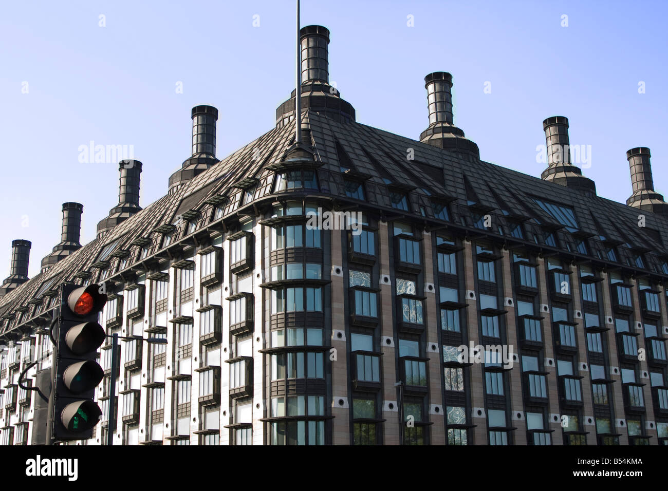 London building with traffic lights Stock Photo - Alamy