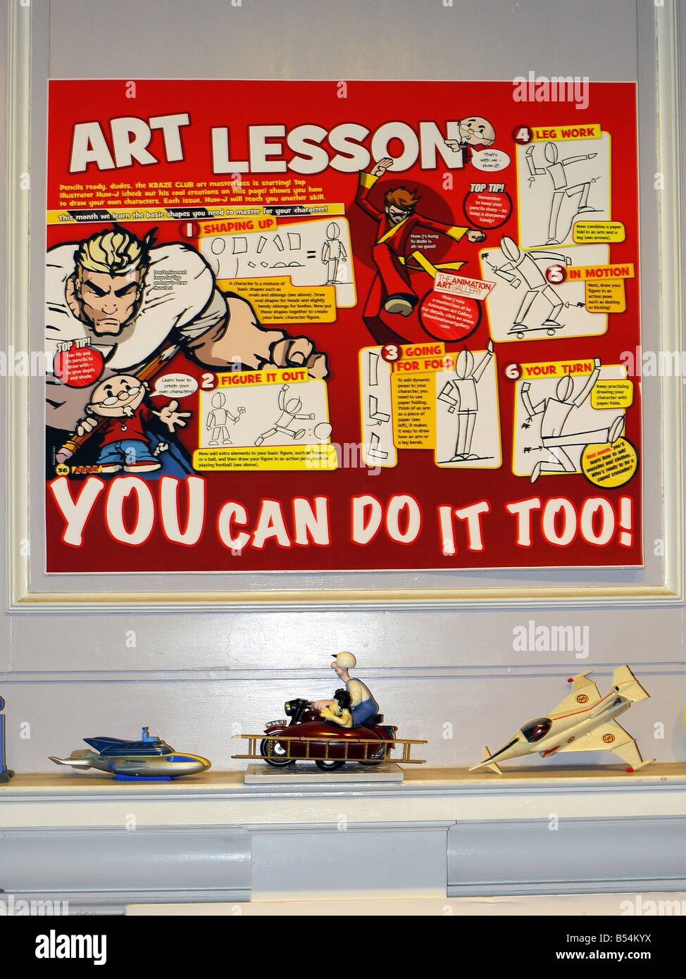 Cartoon desk office work place hi-res stock photography and images - Alamy