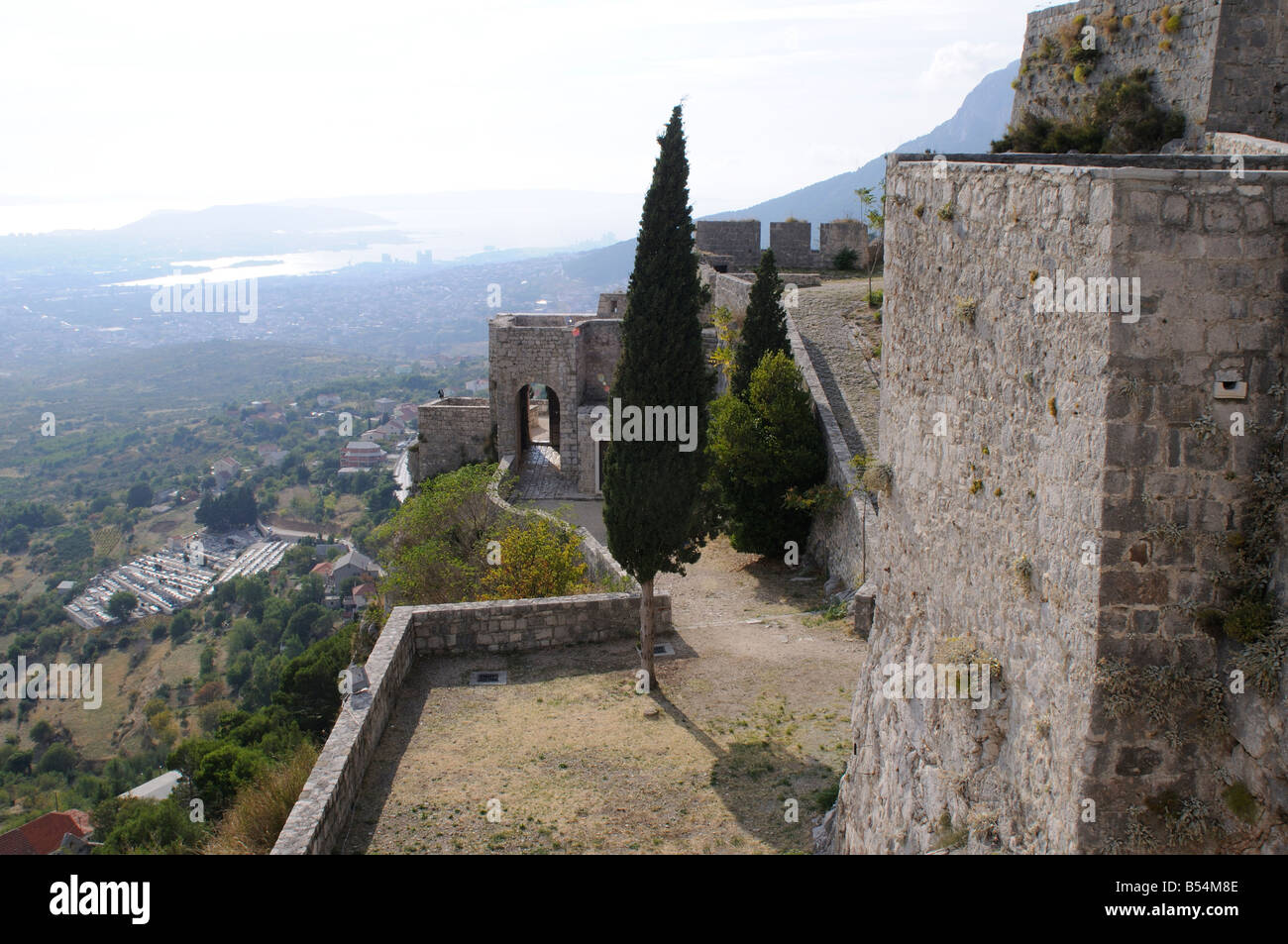 The Fort of Klis Dalmatia Croatia Stock Photo - Alamy