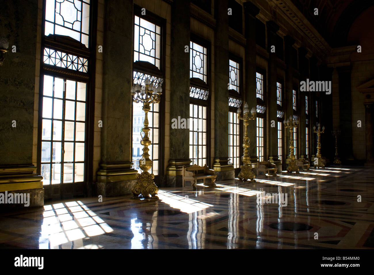 Entrance hall Capitol Building,Havana,Cuba Stock Photo - Alamy