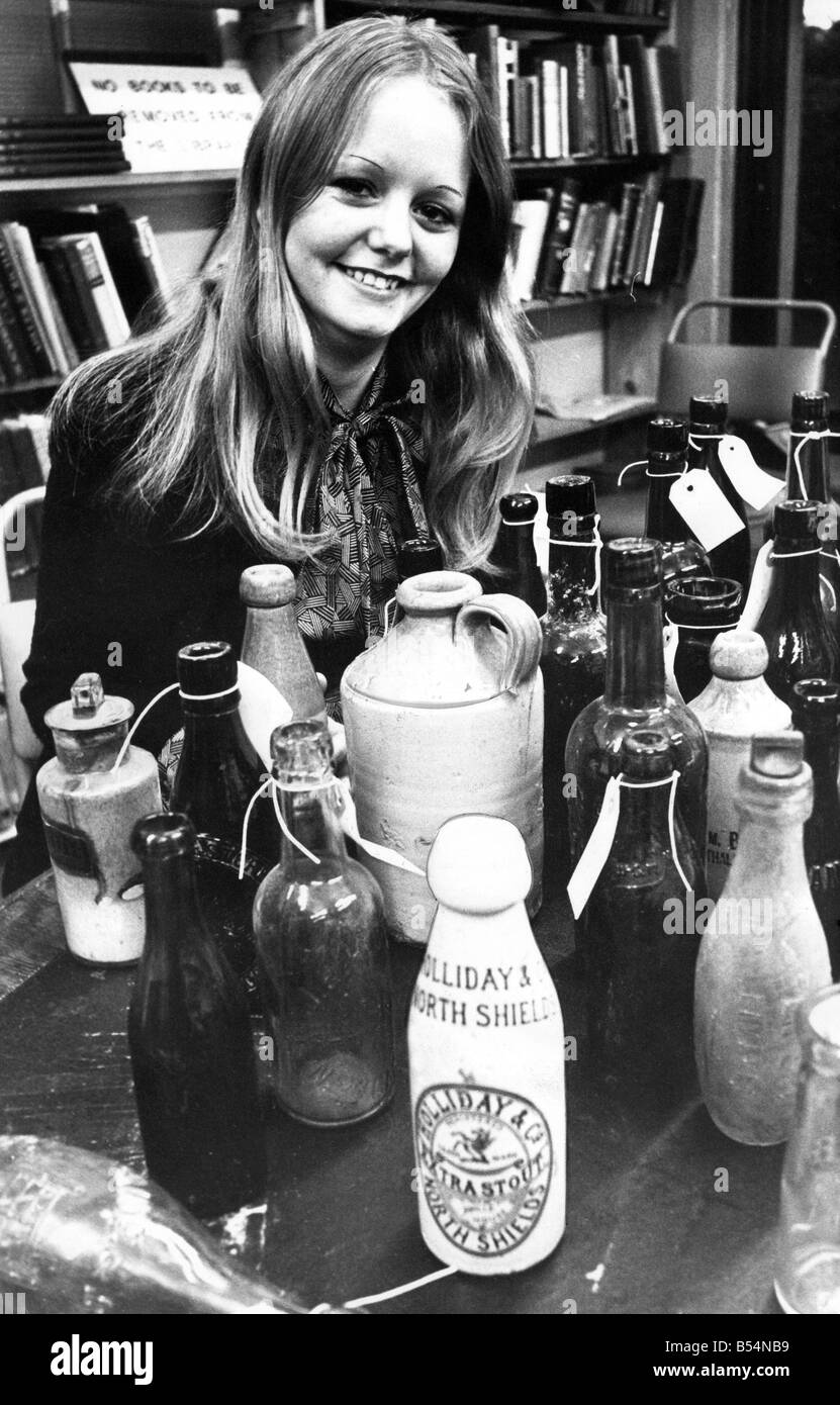 Eileen Bennett 16 year old secretary at Beamish Museum with just a ...