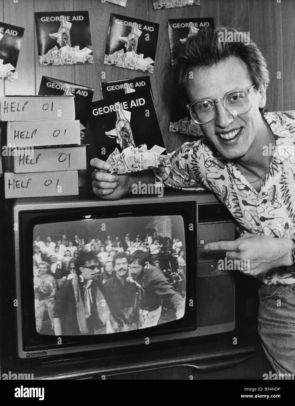 Lindisfarne drummer Ray Laidlaw promoting the charity record Try Giving ...