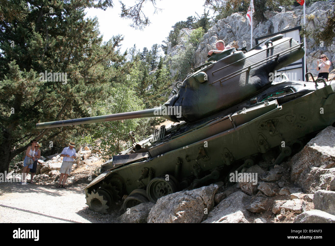 Turkish Army Tank Memorial Stock Photo - Alamy