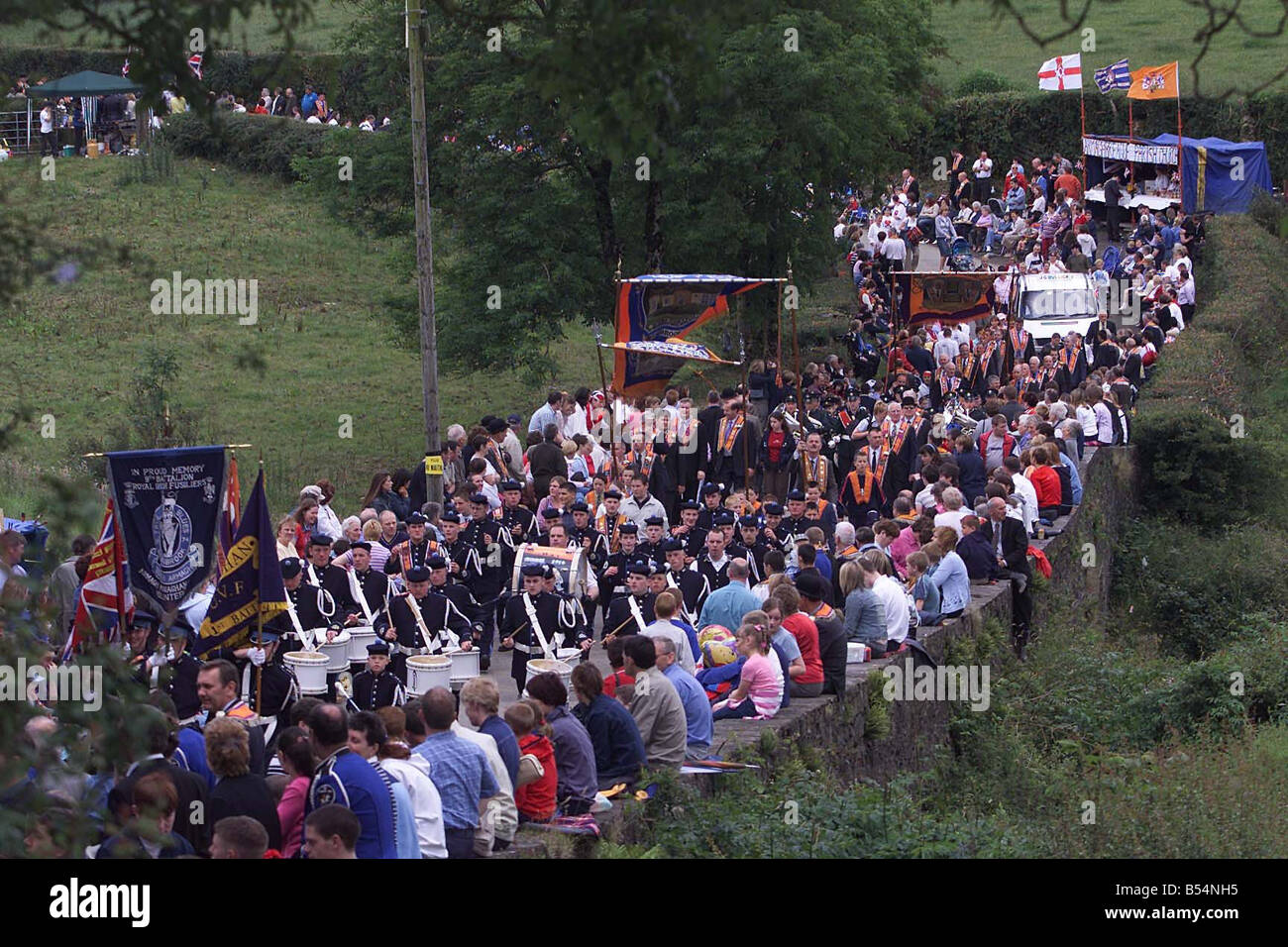 Twelfth of July Orange Parade In Newtownhamilton July 02 Orangemen ...