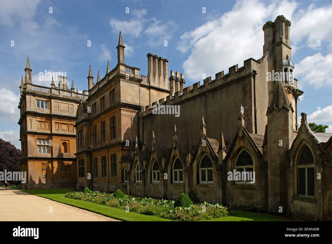 Corsham Corsham Court Elisabethan house 1582 symetrical front elevation ...