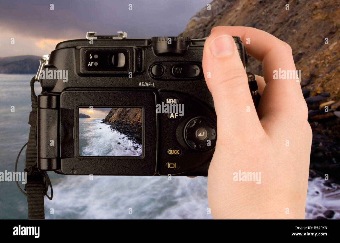 Digital photos screen hi-res stock photography and images - Alamy