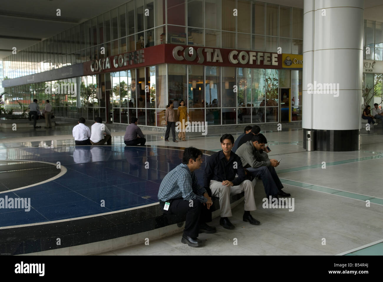 Indian executives in Gurgaon, New Delhi CBD, India Stock Photo - Alamy