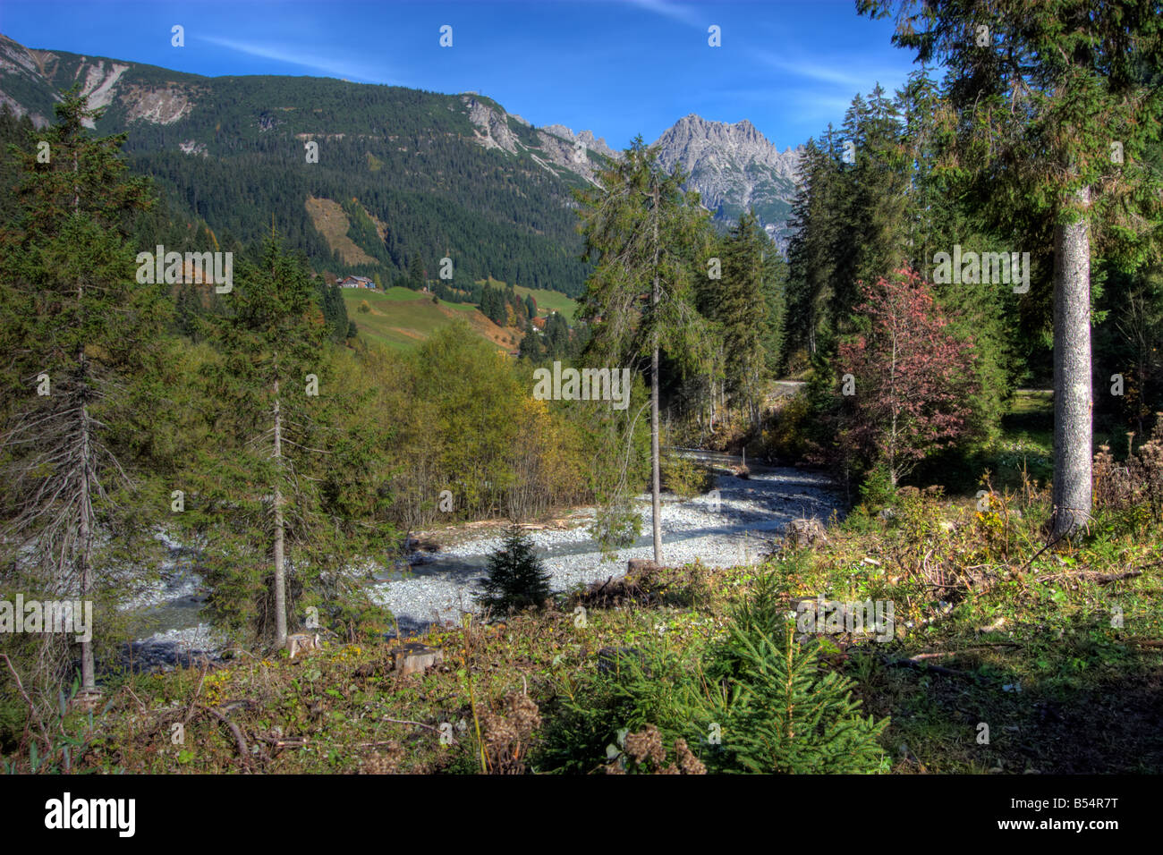 Alpine Stream in the Tirol Region of Austria Stock Photo - Alamy
