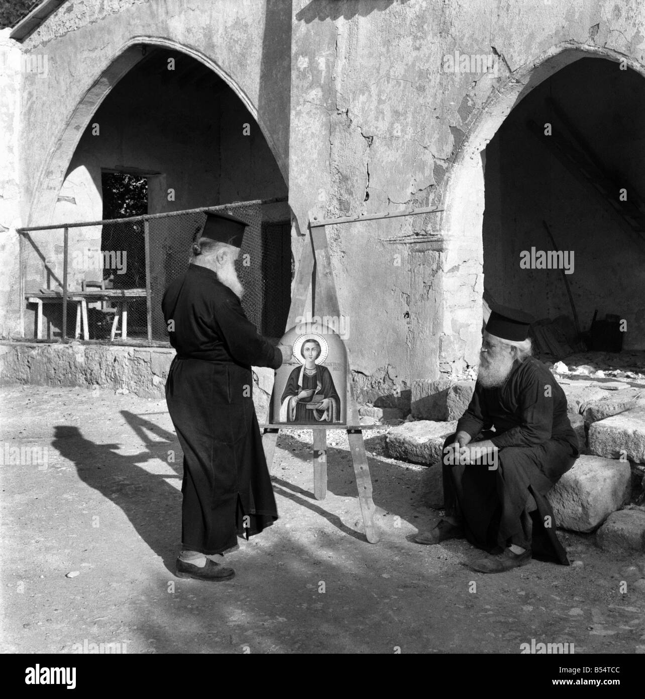 Cyprus ruins Black and White Stock Photos & Images - Alamy