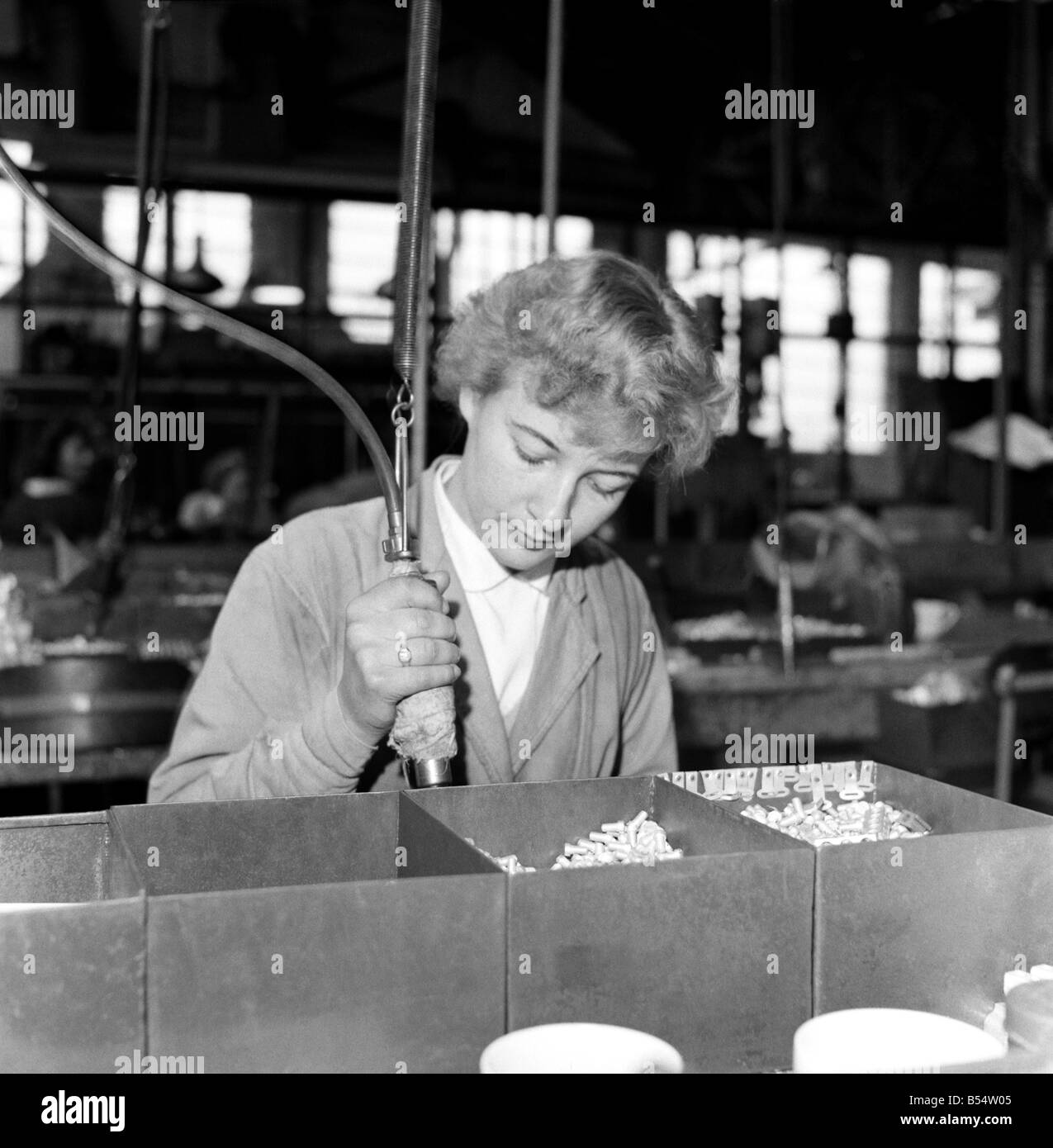 Women at the production Black and White Stock Photos & Images - Alamy