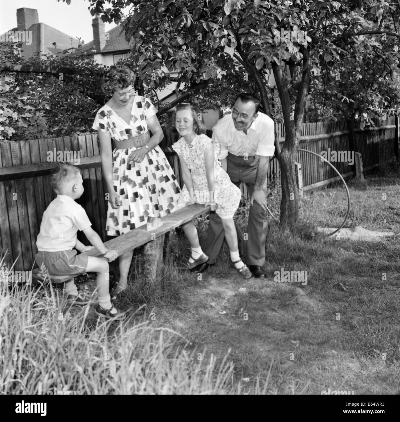 1960s family father mother two hi-res stock photography and images - Alamy