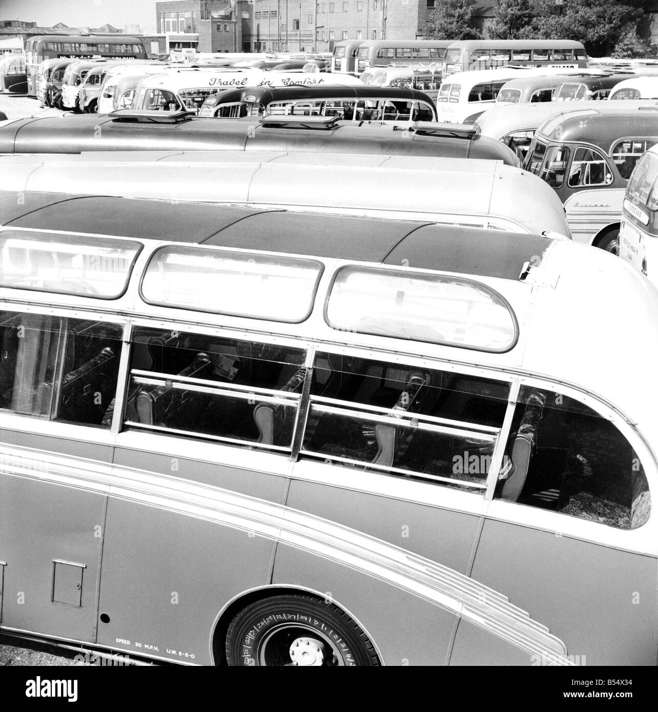 1960s buses Black and White Stock Photos & Images - Alamy