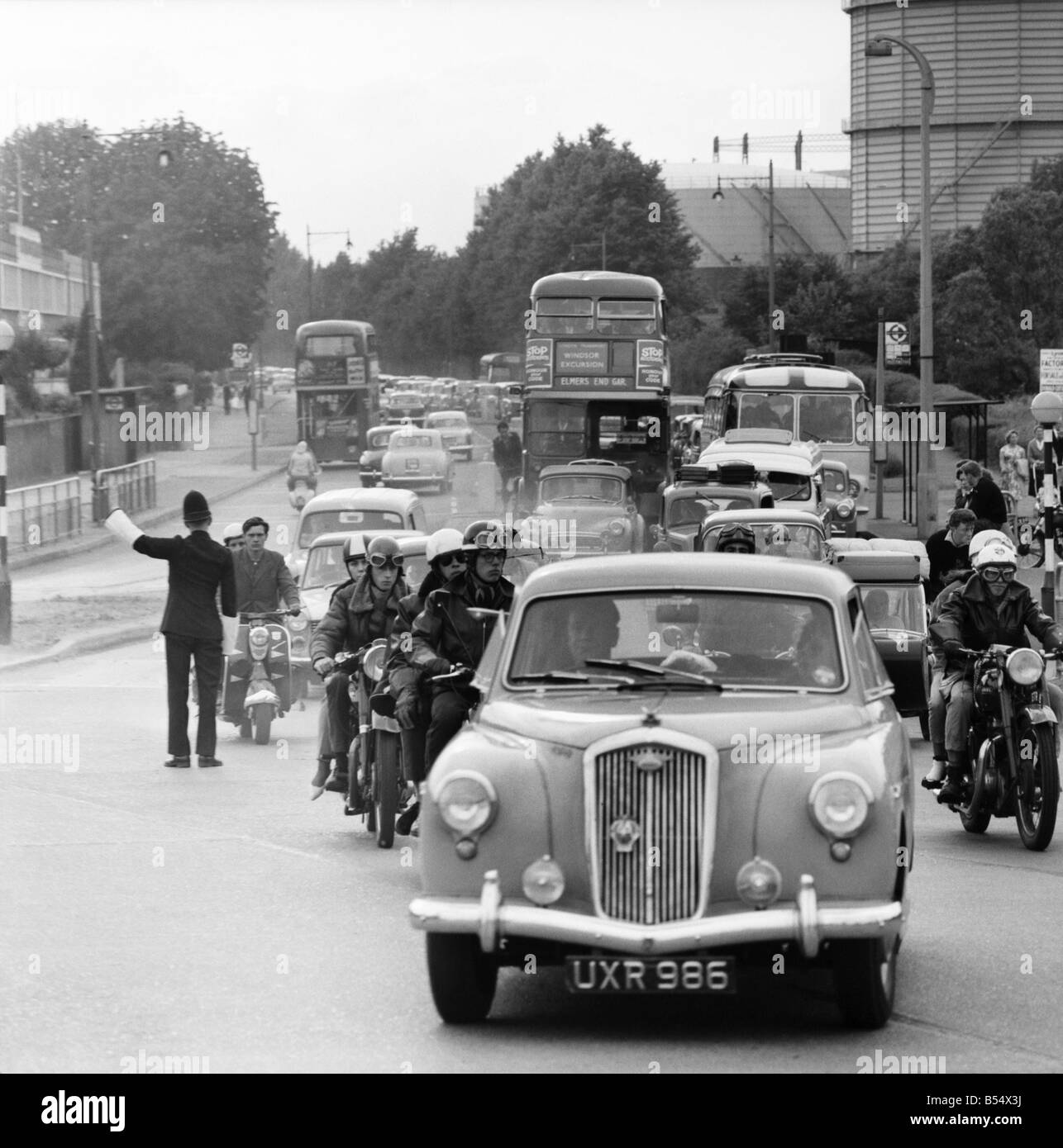 1960 1960s cars traffic on hi-res stock photography and images - Alamy