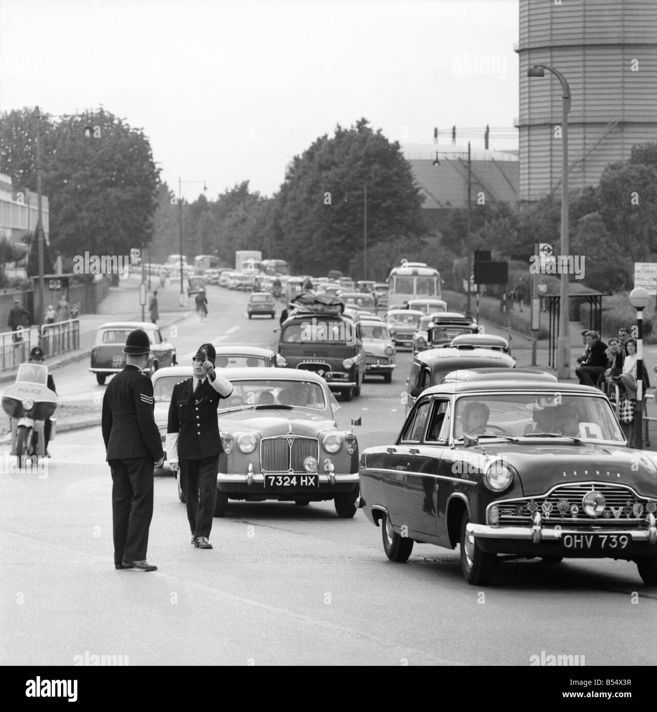 1960 1960s cars traffic on hi-res stock photography and images - Alamy
