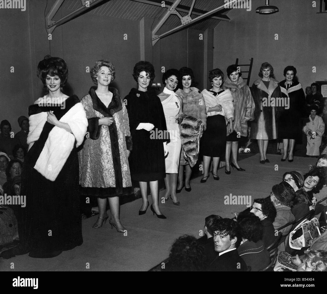 Here are our Selston models-for-the-day, wearing furs worth ú10,000, by ...