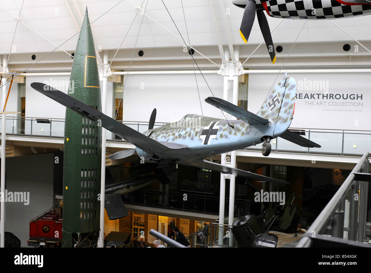 The main hall inside the Imperial War Museum London Stock Photo - Alamy