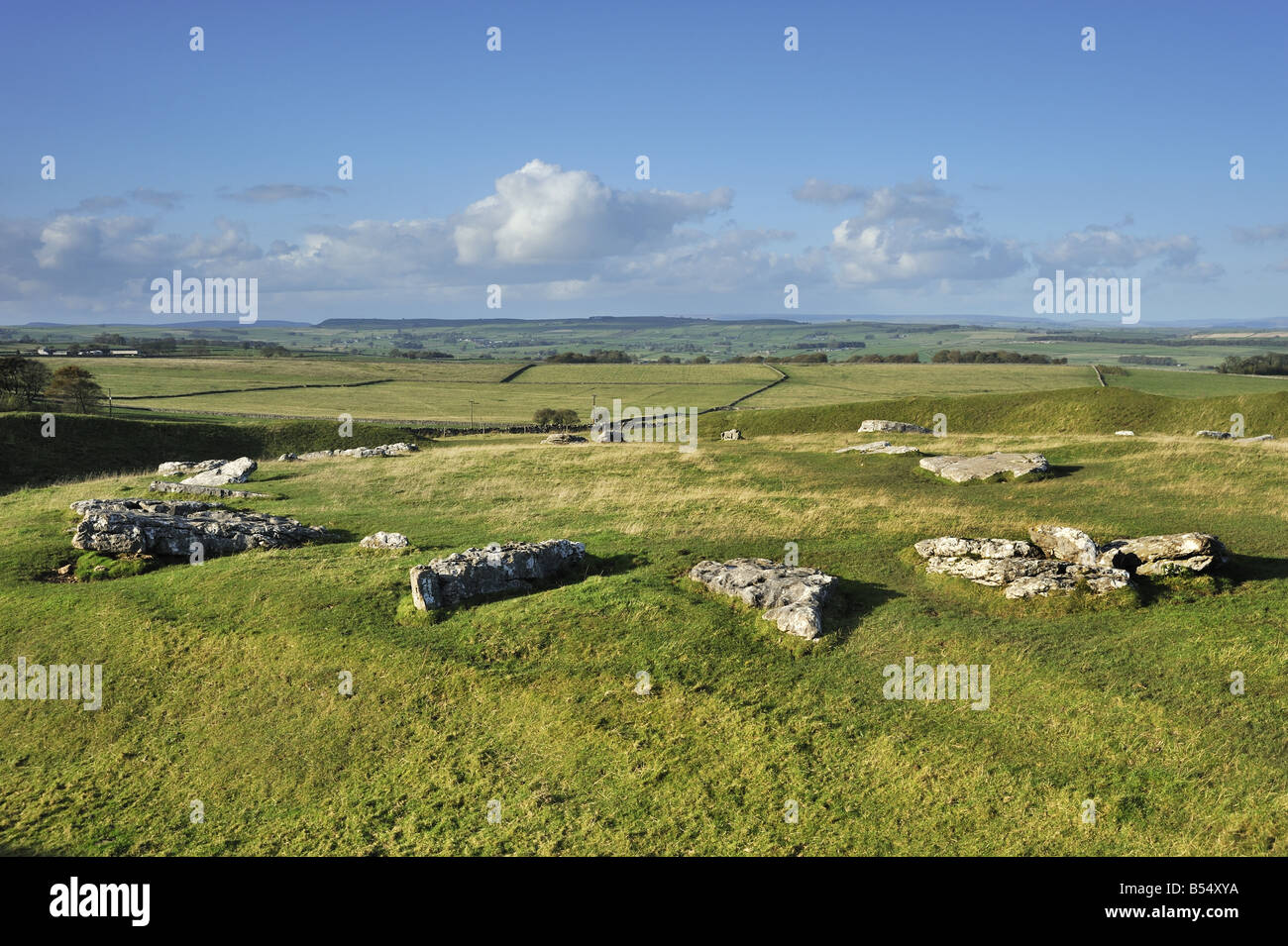 Arbor Low prehistoric stone circle, Peak District National Park ...