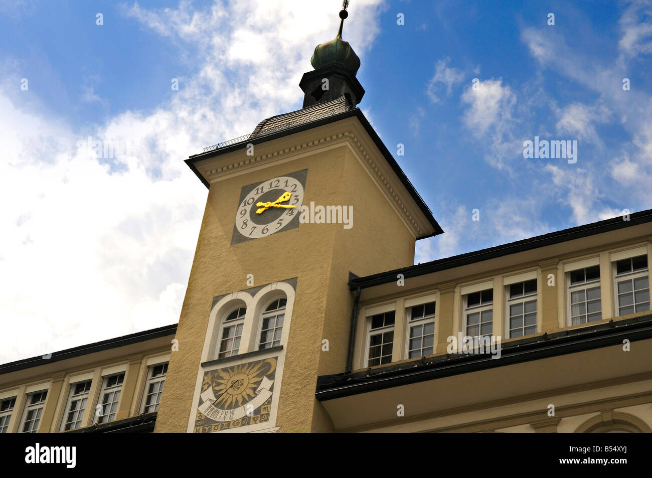 Clock tower st moritz switzerland hi-res stock photography and images ...