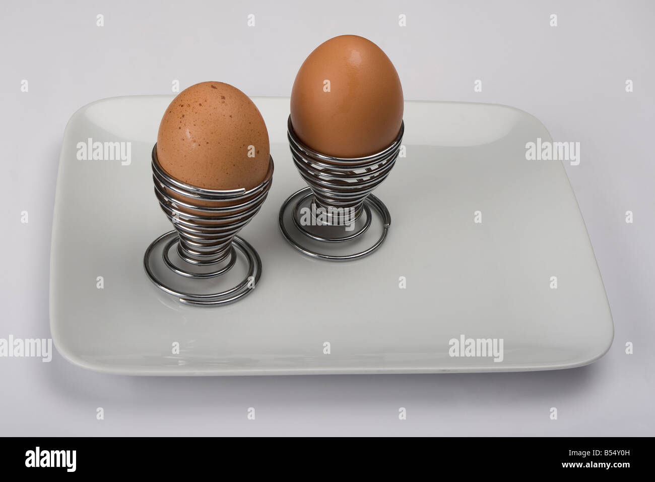 2 boiled eggs Stock Photo - Alamy