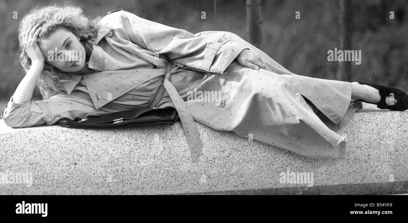 Model in rain Black and White Stock Photos & Images - Alamy