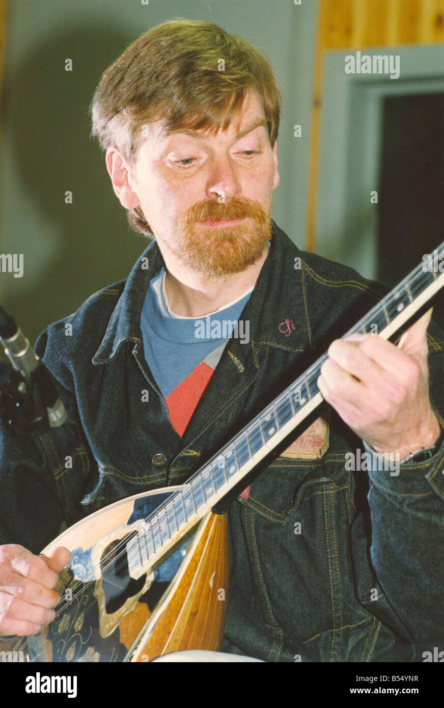 Lindisfarne rehearsing 28 04 95 Simon Cowe pictured Stock Photo - Alamy