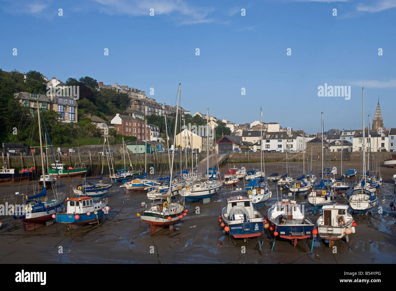 Ilfracombe harbour Devon Great Britain United Kingdom Stock Photo - Alamy