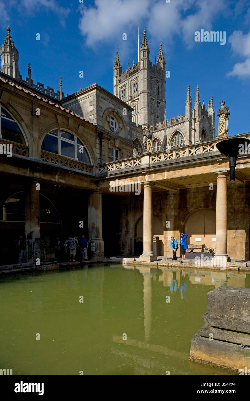 Bath The Great Roman Bath Abbey Church 1499 by Bishop King Somerset ...