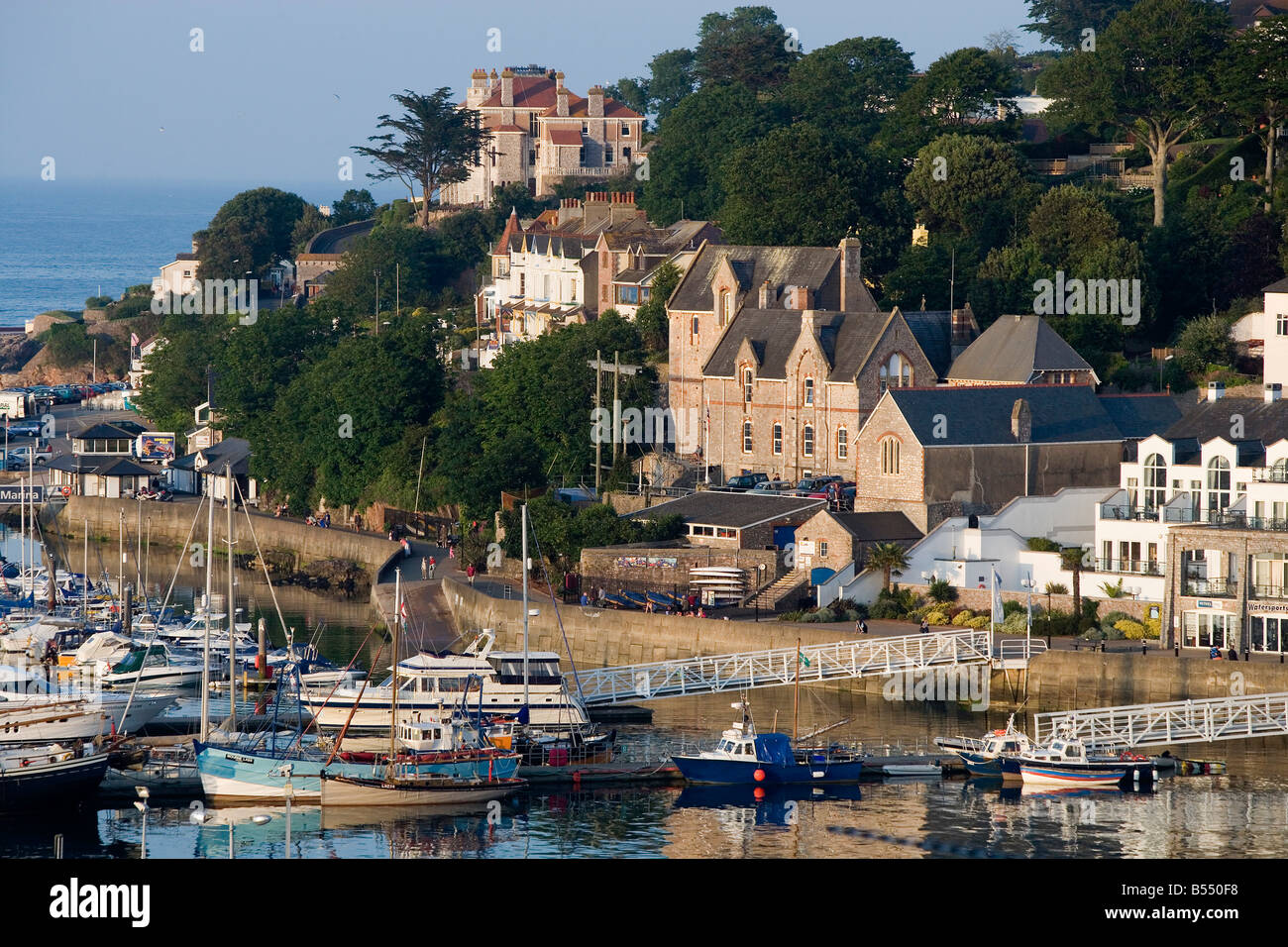 Brixham Fishing Port sea front English Channel Devon Great Britain ... Brixham Fishing Port sea front English Channel Devon Great Britain ...