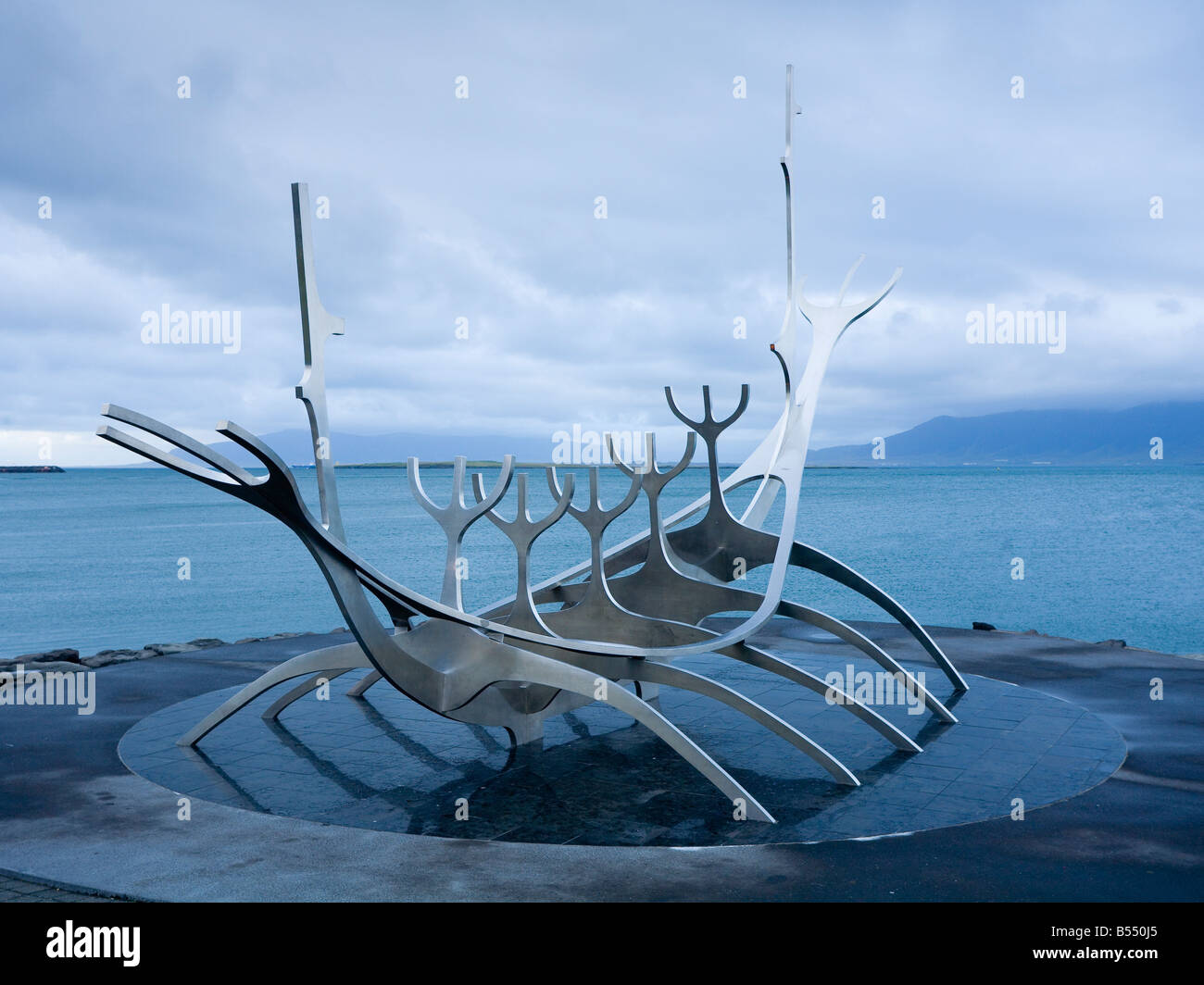 Solfar sun voyager sculpture reykjavik hi-res stock photography and ...