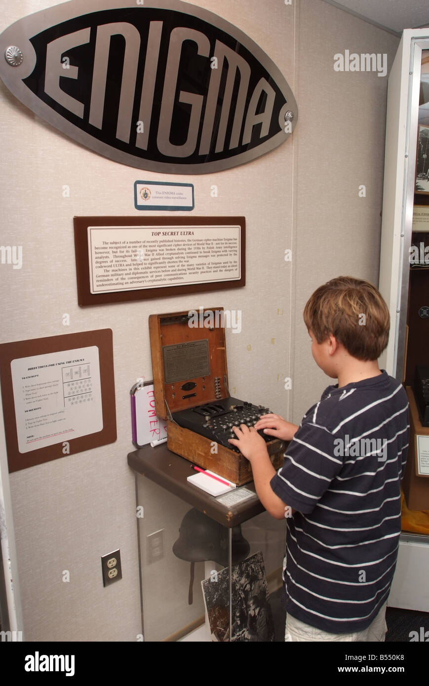 The National Cryptologic Museum at the National Security Administration ...