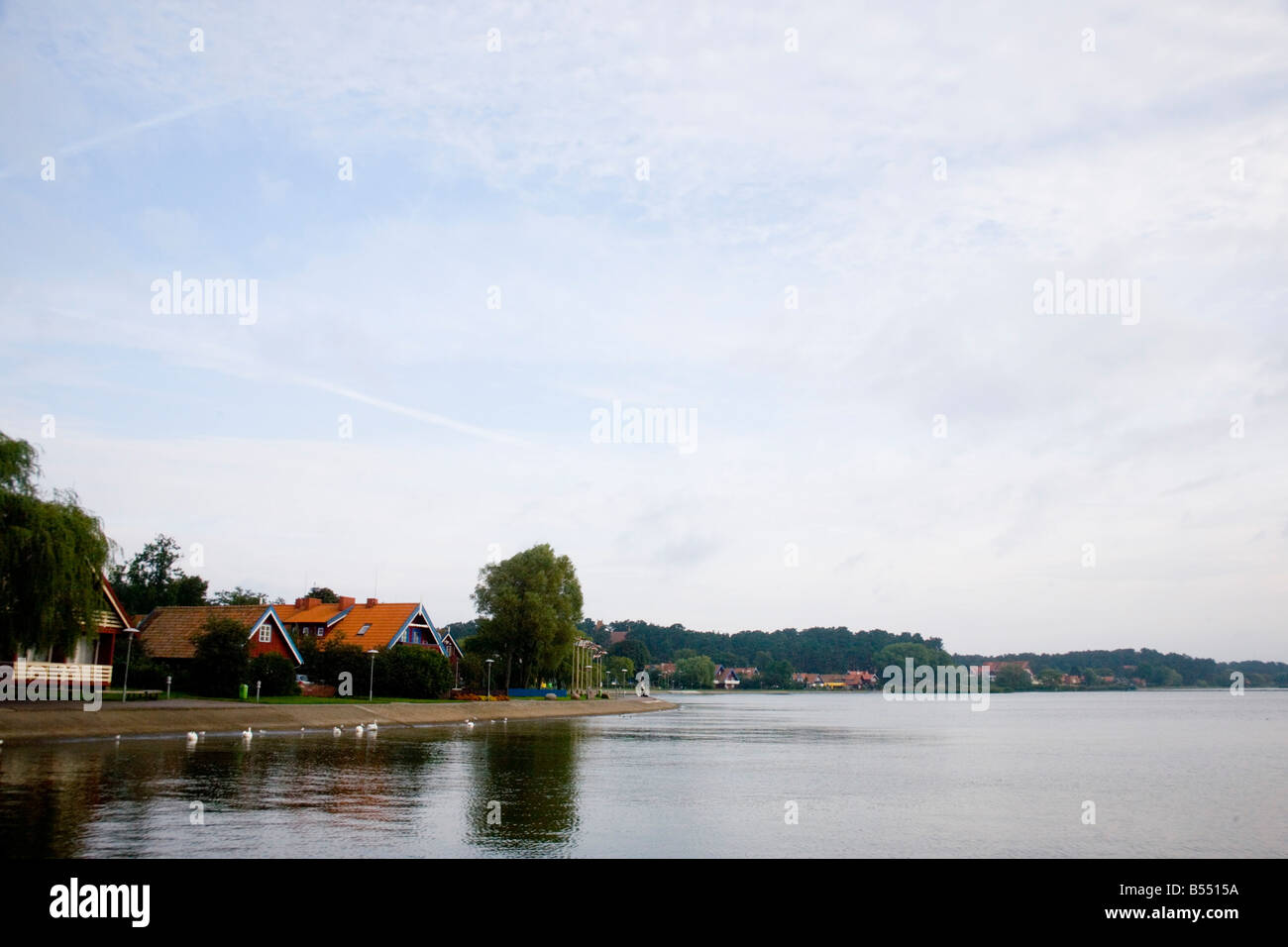 waterfront Nida on the Curonian spit Lithuania Stock Photo - Alamy