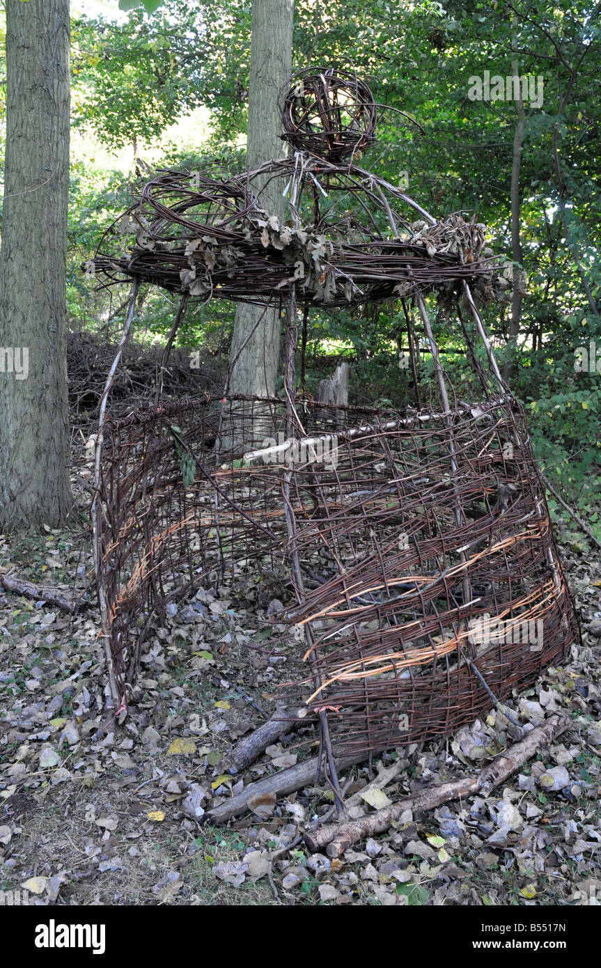 A dome made from weaved willow Stock Photo - Alamy