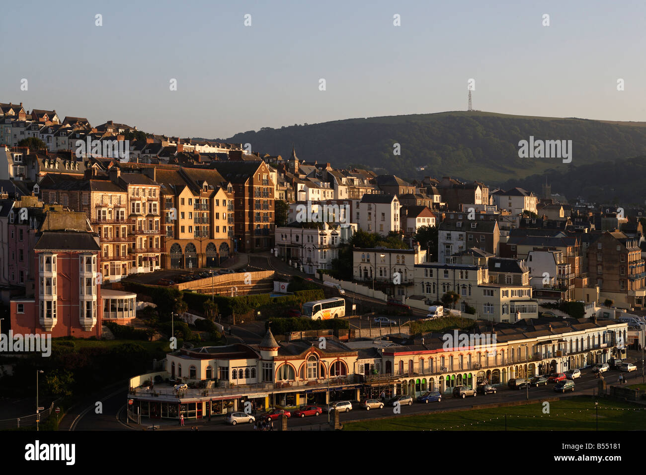 Ilfracombe Victorian houses Devon Great Britain United Kingdom Stock ...