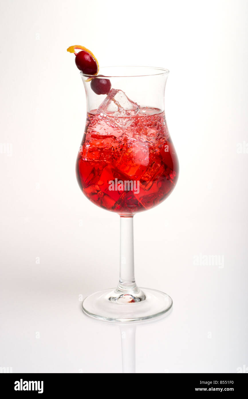 Cranberry splash - Most popular cocktails series Stock Photo - Alamy