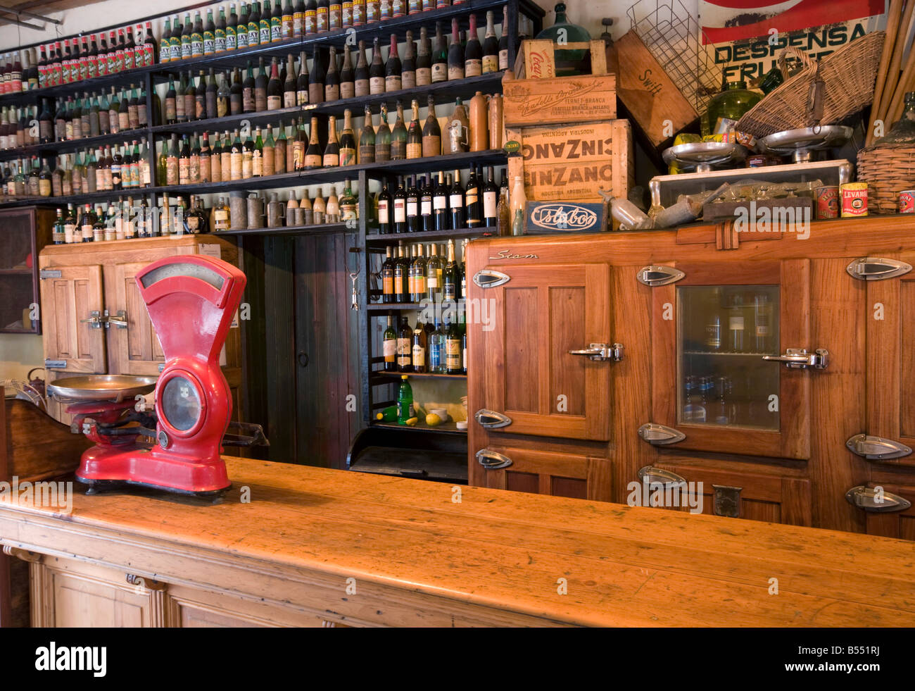 The interior of the Boliche de Bessonart San Antonio de Areco Argentina ...