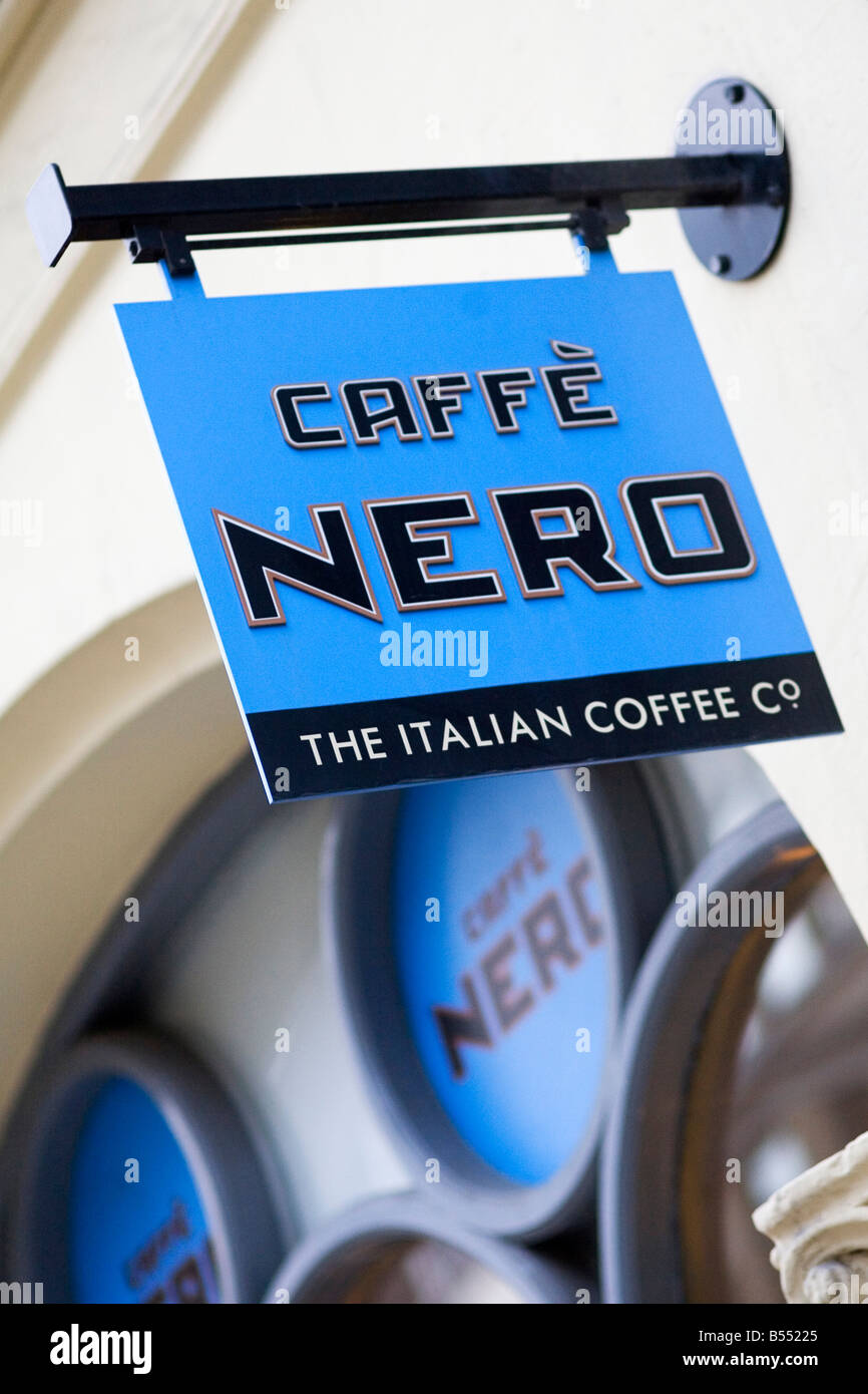Caffe Nero sign Stock Photo - Alamy