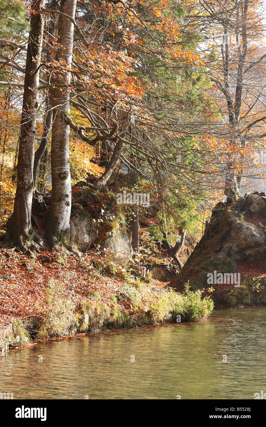 a lake called hechtsee near kufstein Stock Photo - Alamy