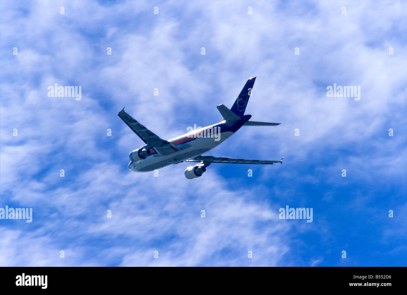 Commercial Aviation, Aircraft in flight Stock Photo - Alamy