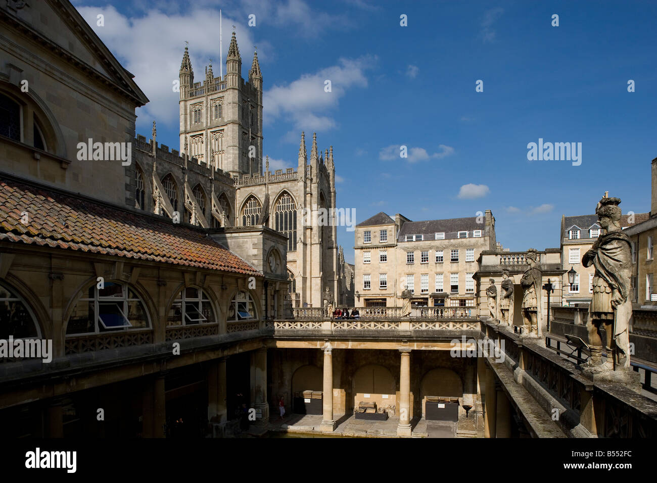 Bath The Great Roman Bath Abbey Church 1499 by Bishop King Somerset ...