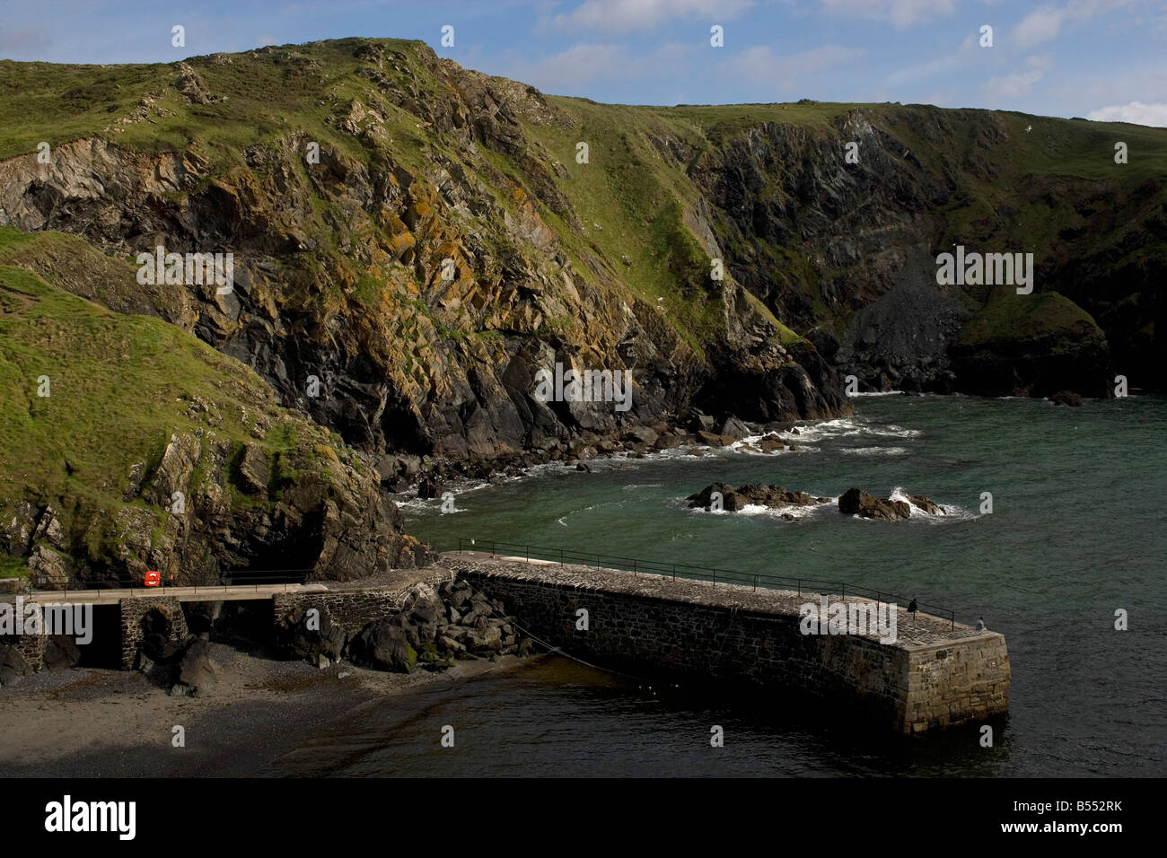 Mullion Cove Lizard Peninsula Cornwall Great Britain United Kingdom ...