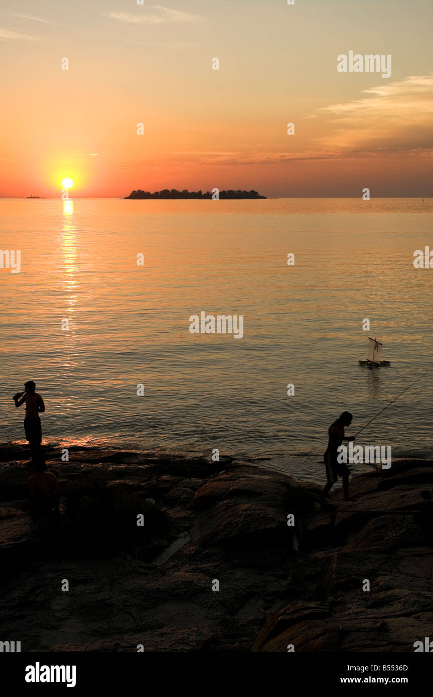 Sunset Colonia del Sacramento Uruguay Stock Photo - Alamy