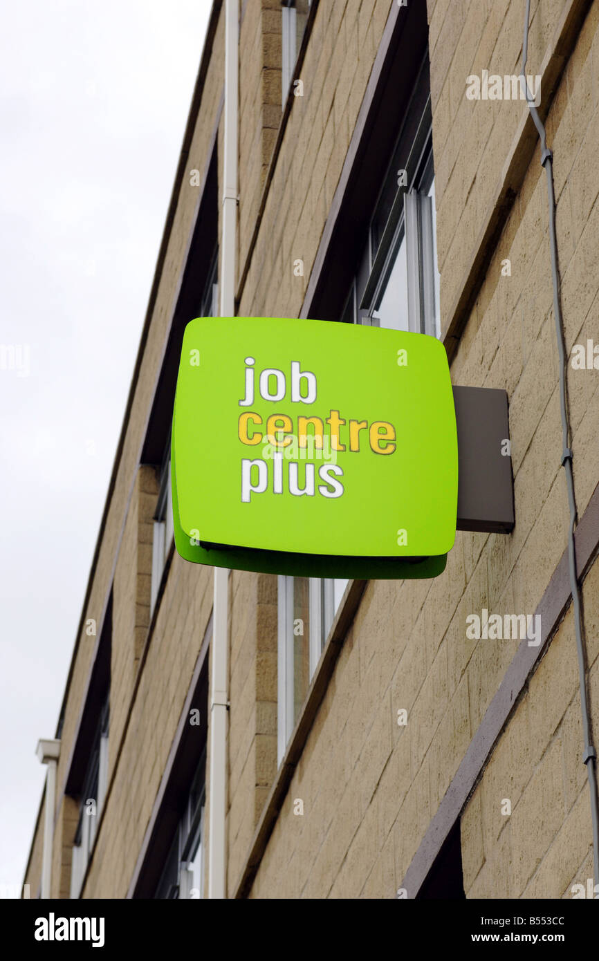 Job Centre Plus sign Stock Photo - Alamy
