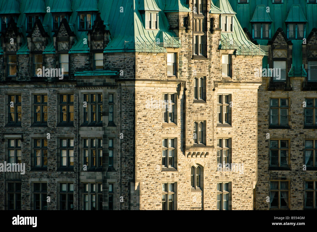 Distinctive Canadian government buildings built out of stone and copper ...