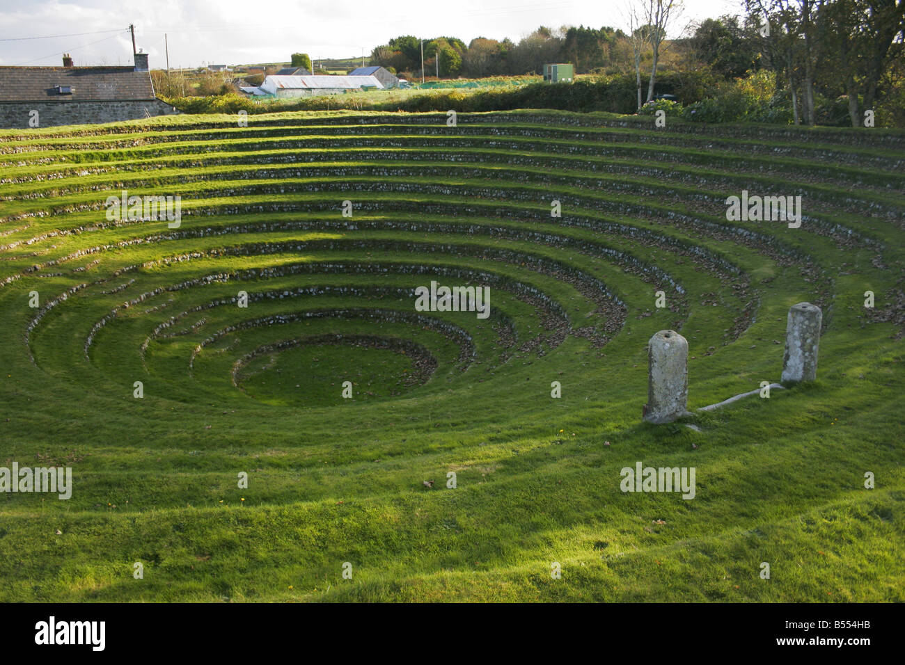 Gwennap Pit, Cornwall Stock Photo - Alamy